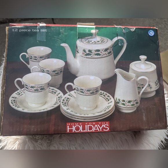 Holiday | New In The Box Home For The Holidays 12 Piece Tea Set | Poshmark